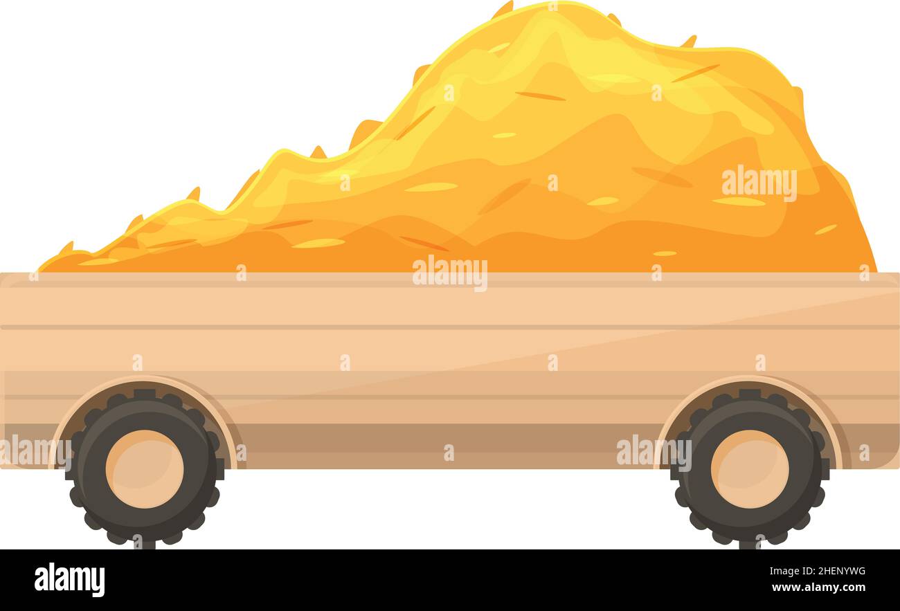 Animal feed trailer Stock Vector Images - Alamy