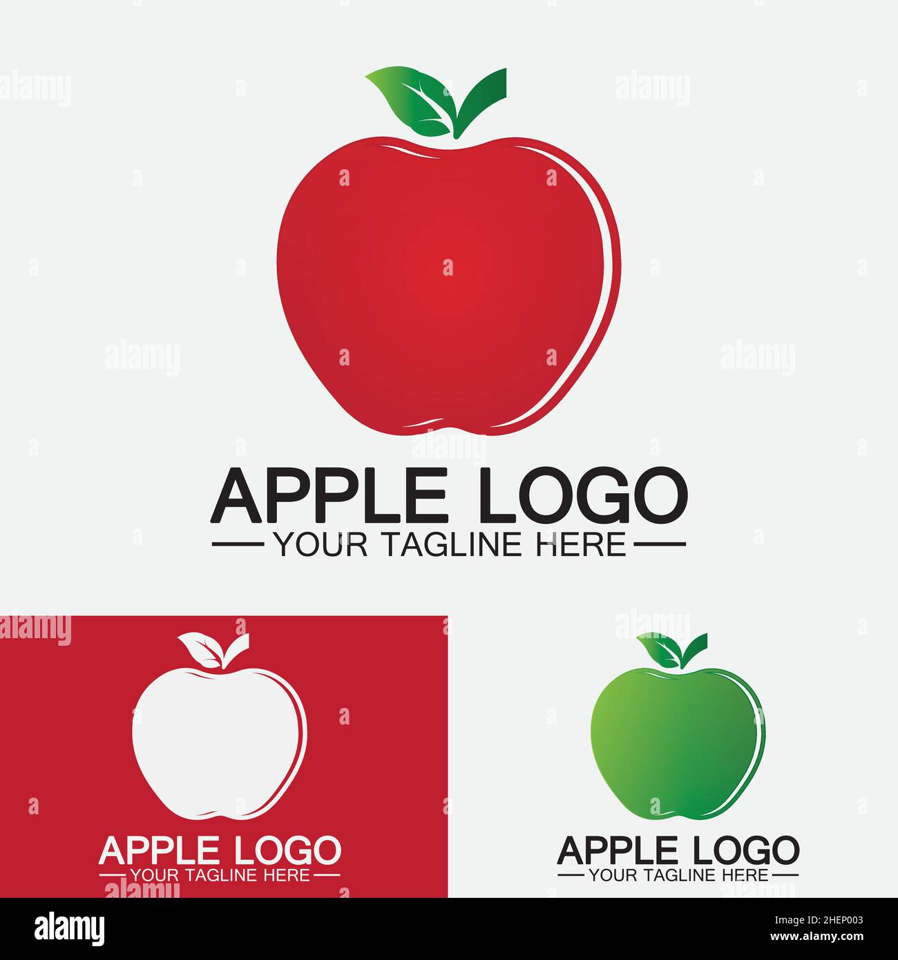 Apple logo. fruit healthy food design.Apple logo design inspiration ...