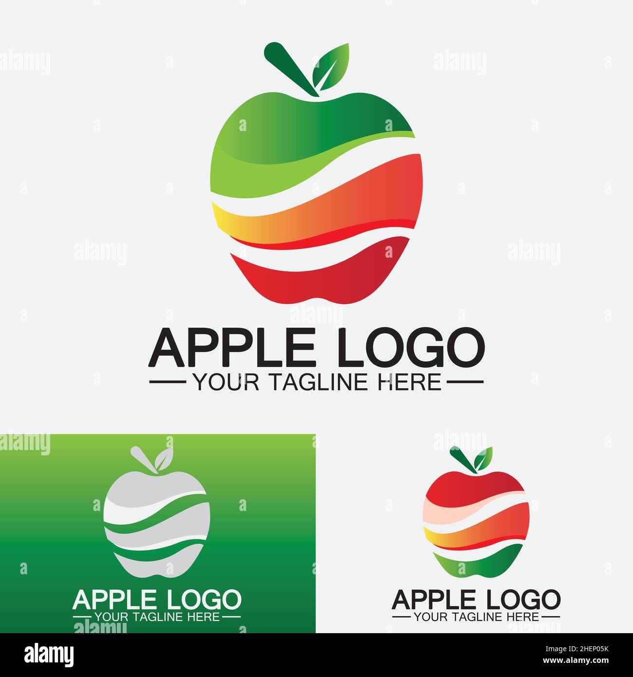 Apple logo. fruit healthy food design.Apple logo design inspiration ...