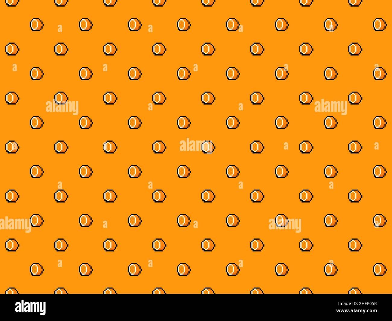 Pixel 8 bit cut orange background - high resolution seamless pattern ...