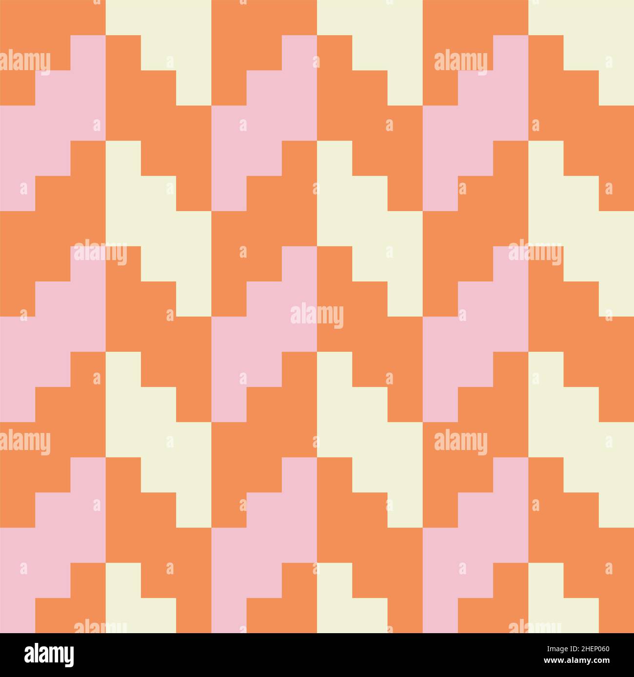 Geometric weaving stairs seamless pattern. Abstract background ...