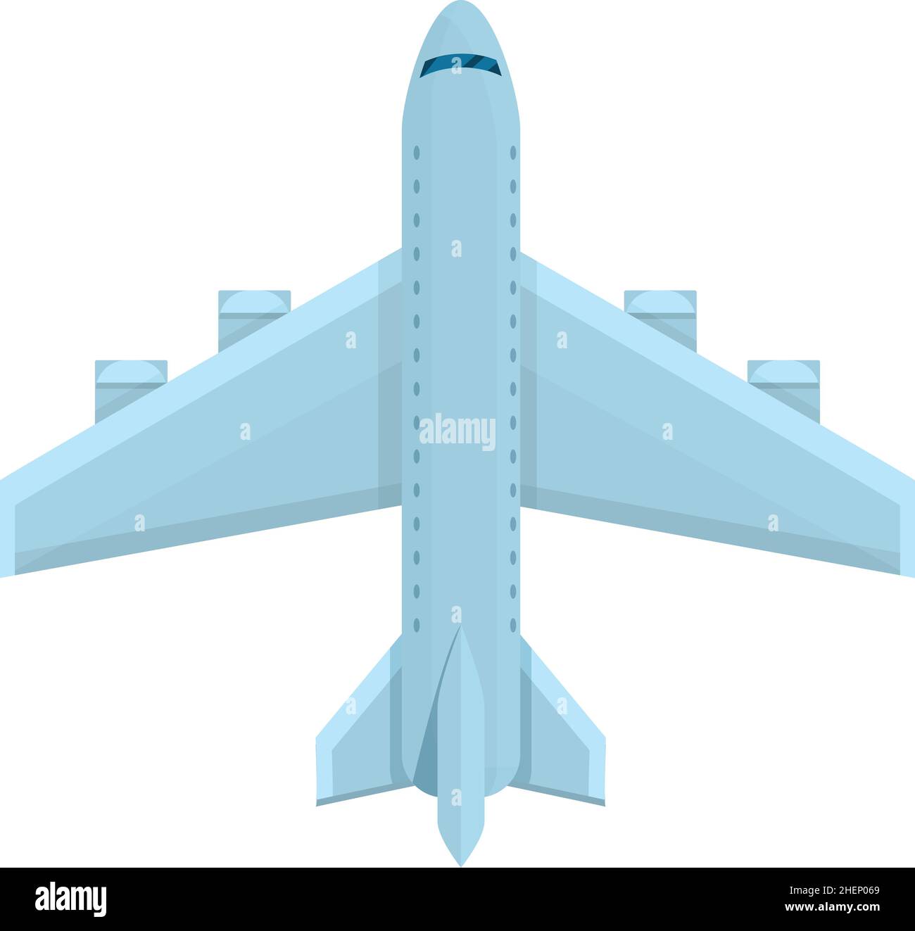 Airplane take off aerial view Stock Vector Images - Alamy