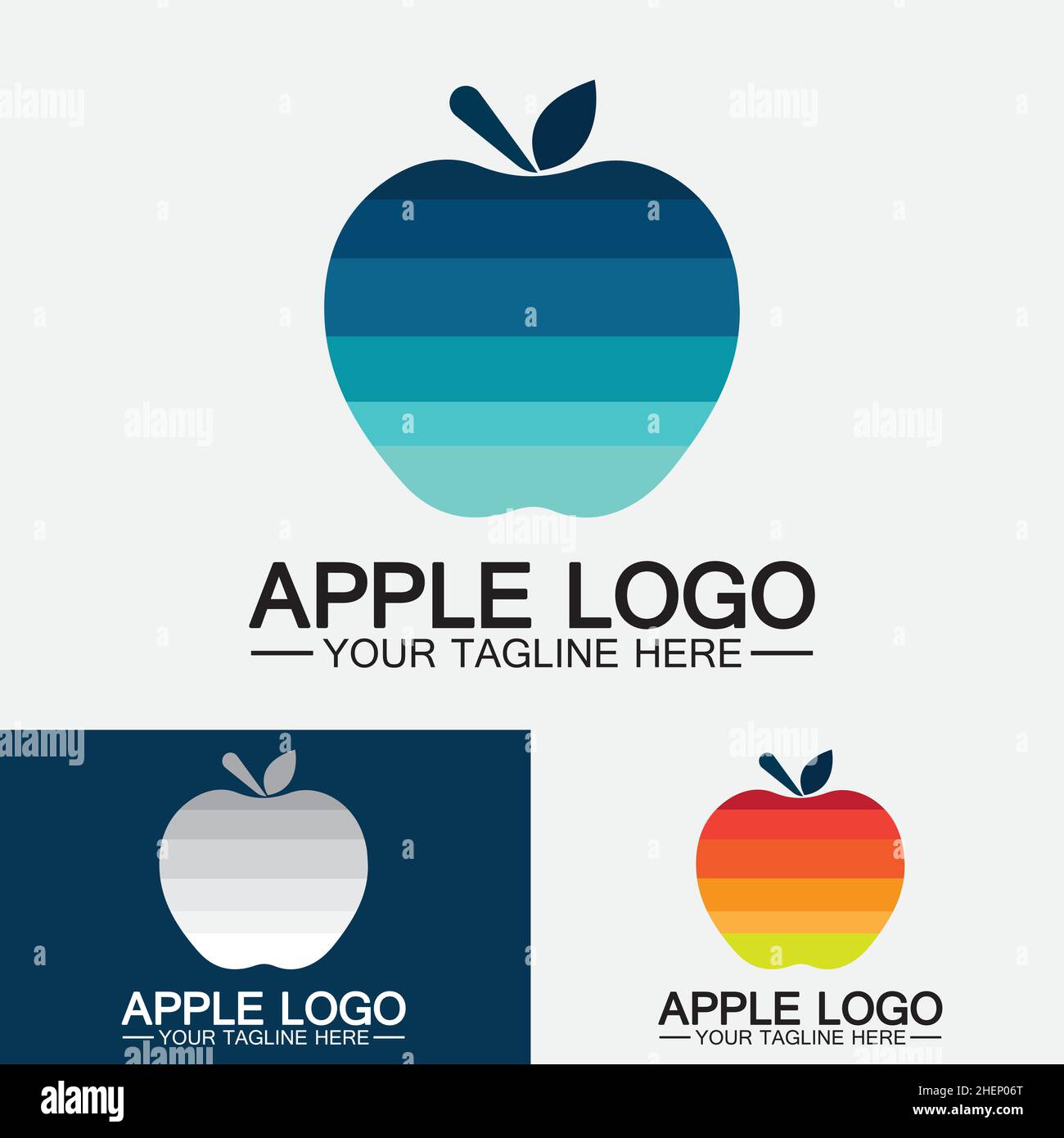 Apple logo. fruit healthy food design.Apple logo design inspiration ...