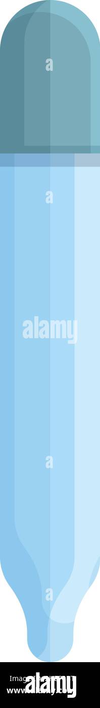 Lab pipette icon cartoon vector. Medical laboratory. Chemistry test ...