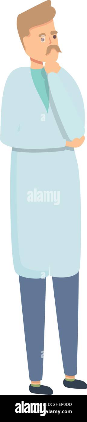 Lab thinking icon cartoon vector. Medical laboratory. Science research ...