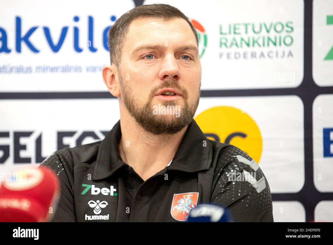 2022-01-05. Mindaugas Andriuška - coach of the Lithuanian men's ...