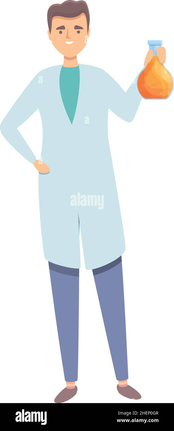 Chemist doctor icon cartoon vector. Research lab. Medical science Stock ...