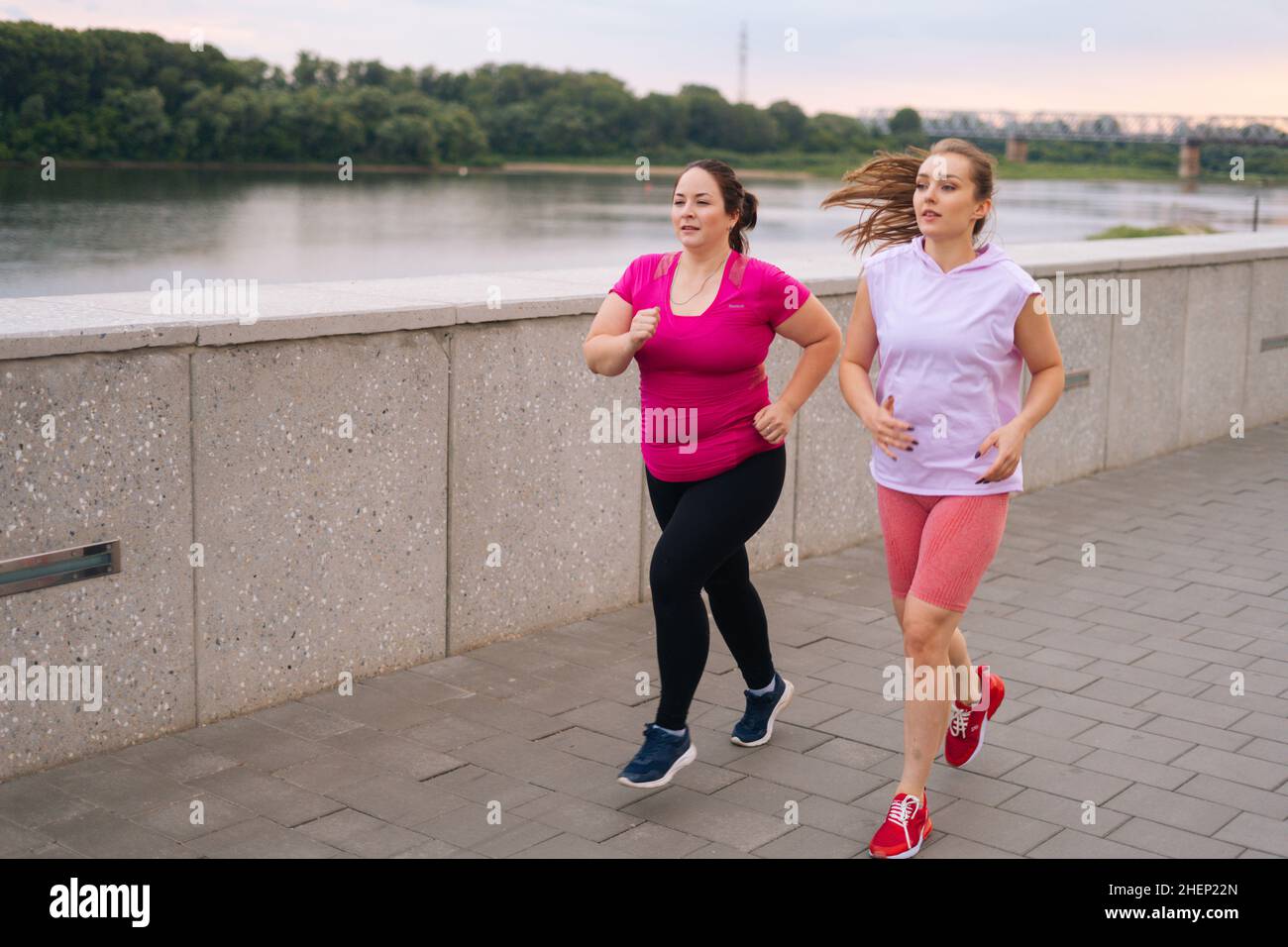 Obese fat female walking hi-res stock photography and images - Alamy