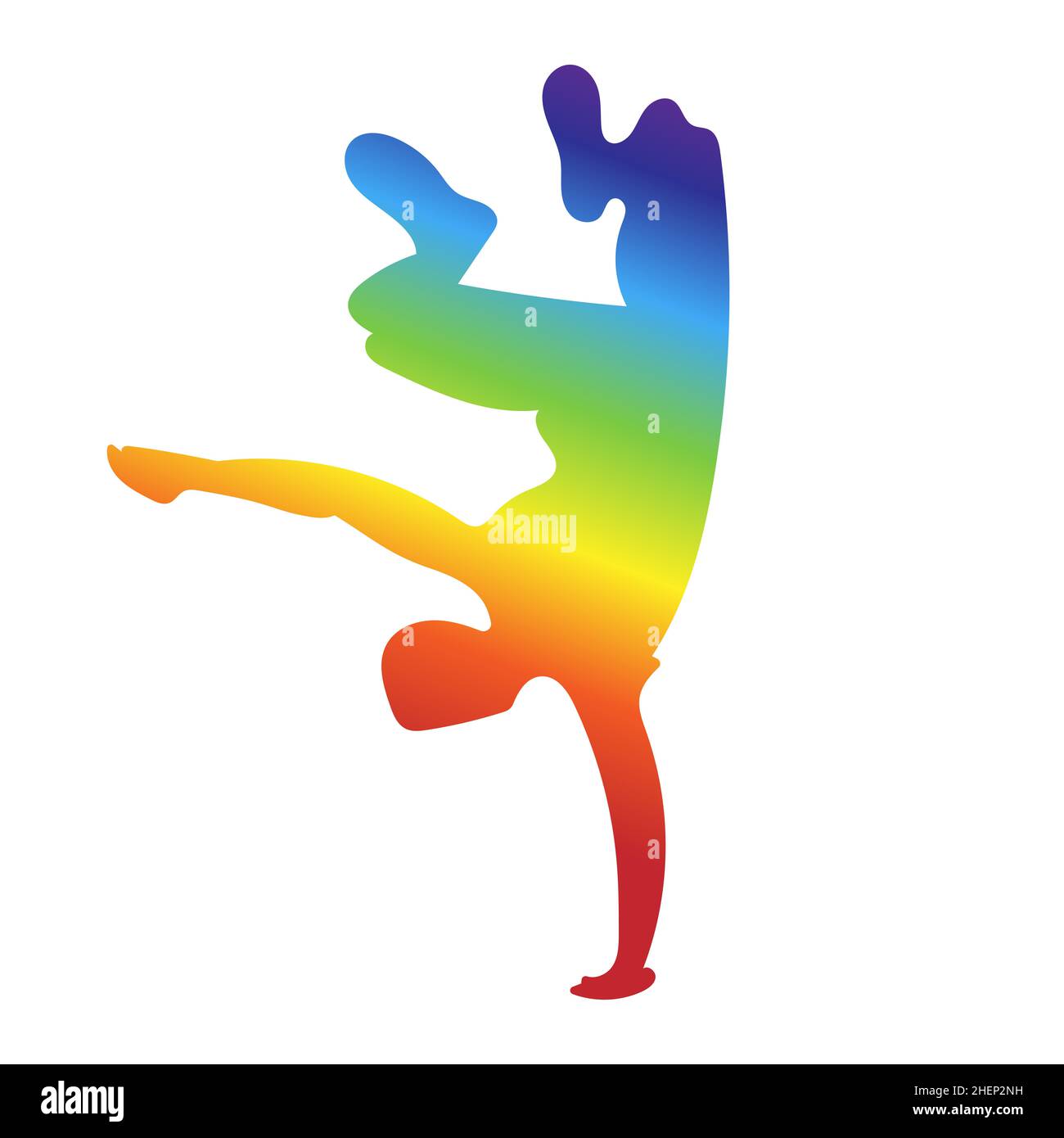 Dancing man design art illustration Stock Photo - Alamy