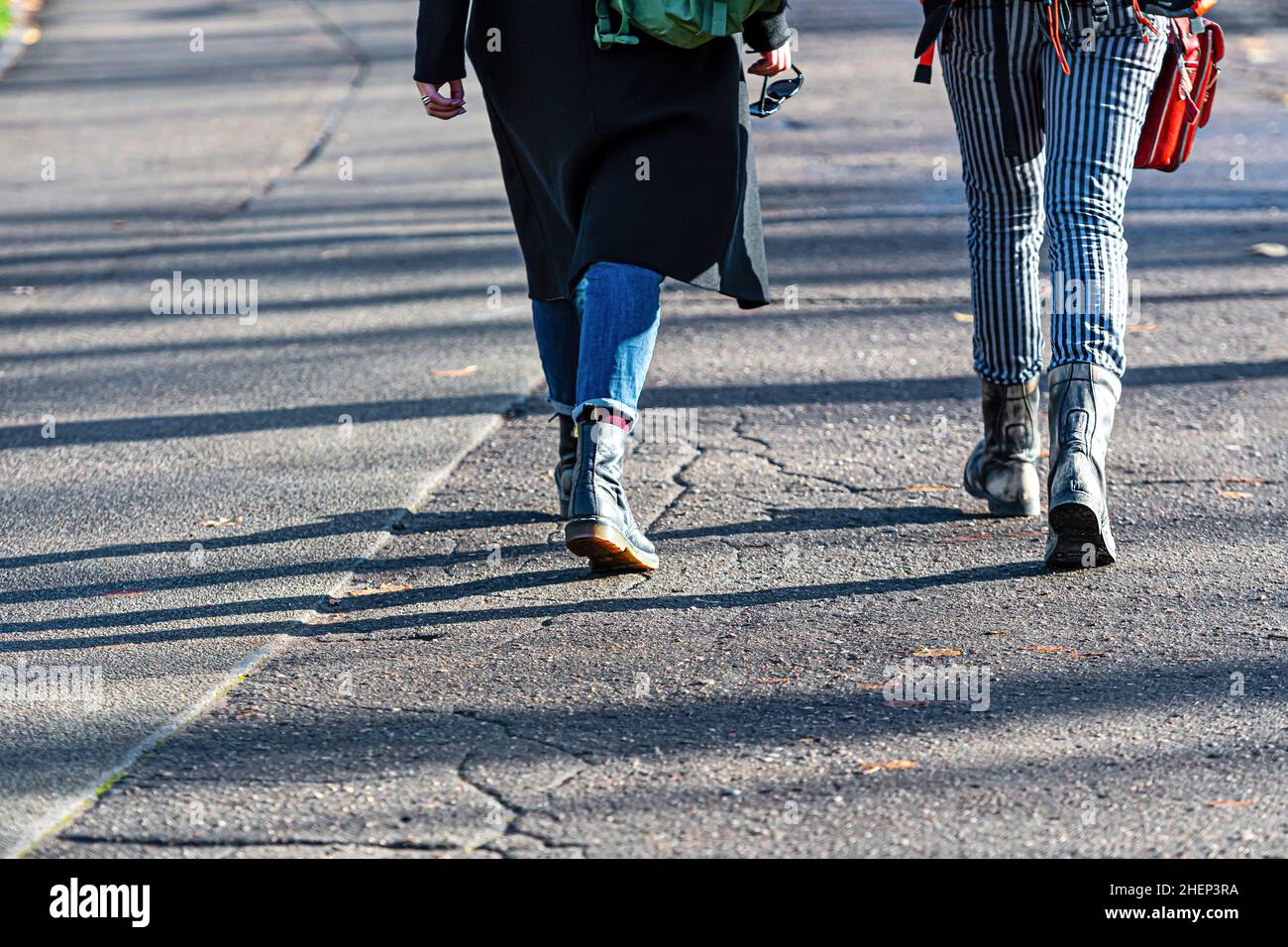 Woman legs shadow movement hi-res stock photography and images - Alamy