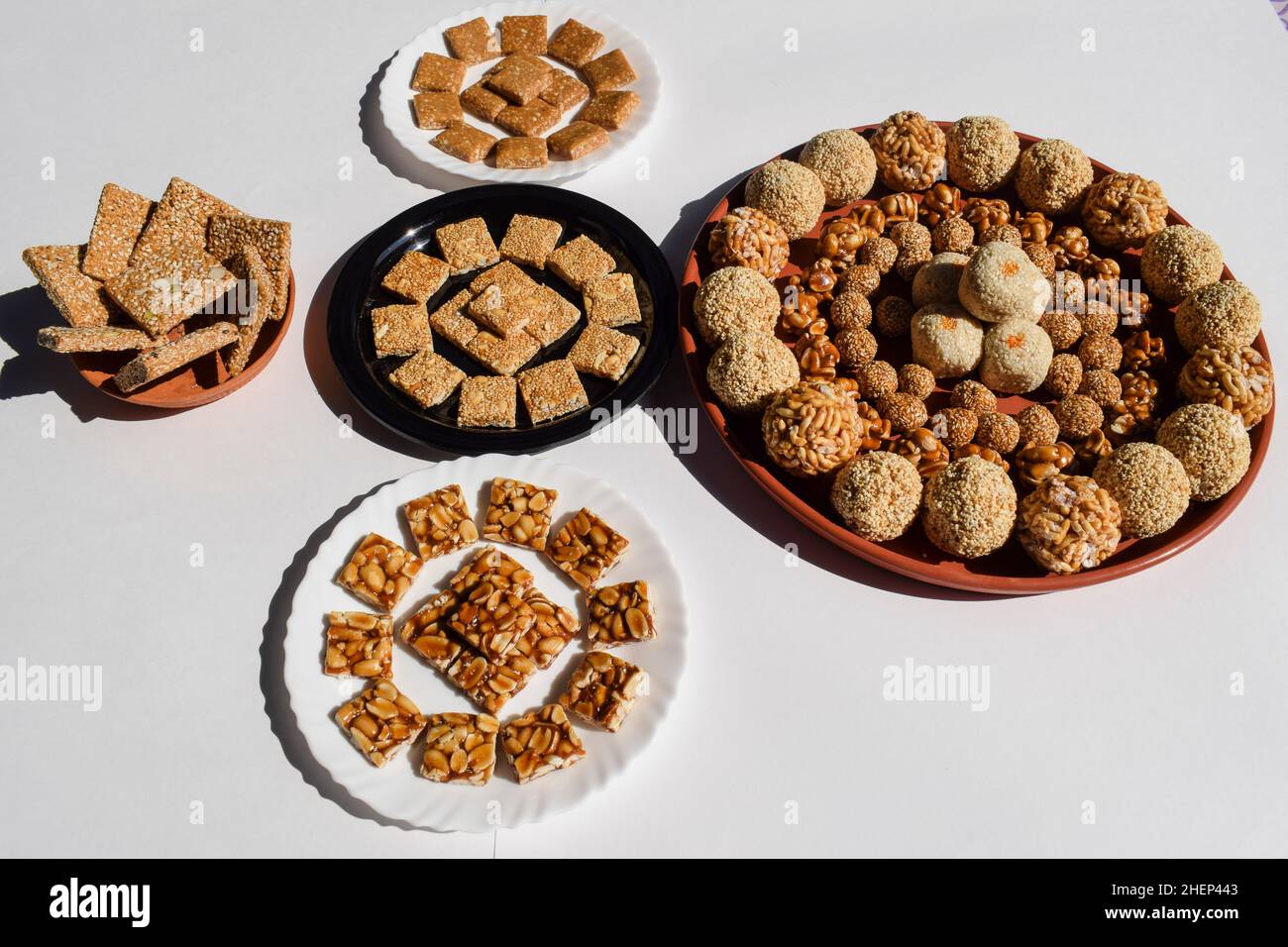 Makar Sankranti festival special sweet dishes made of Jaggery and ...