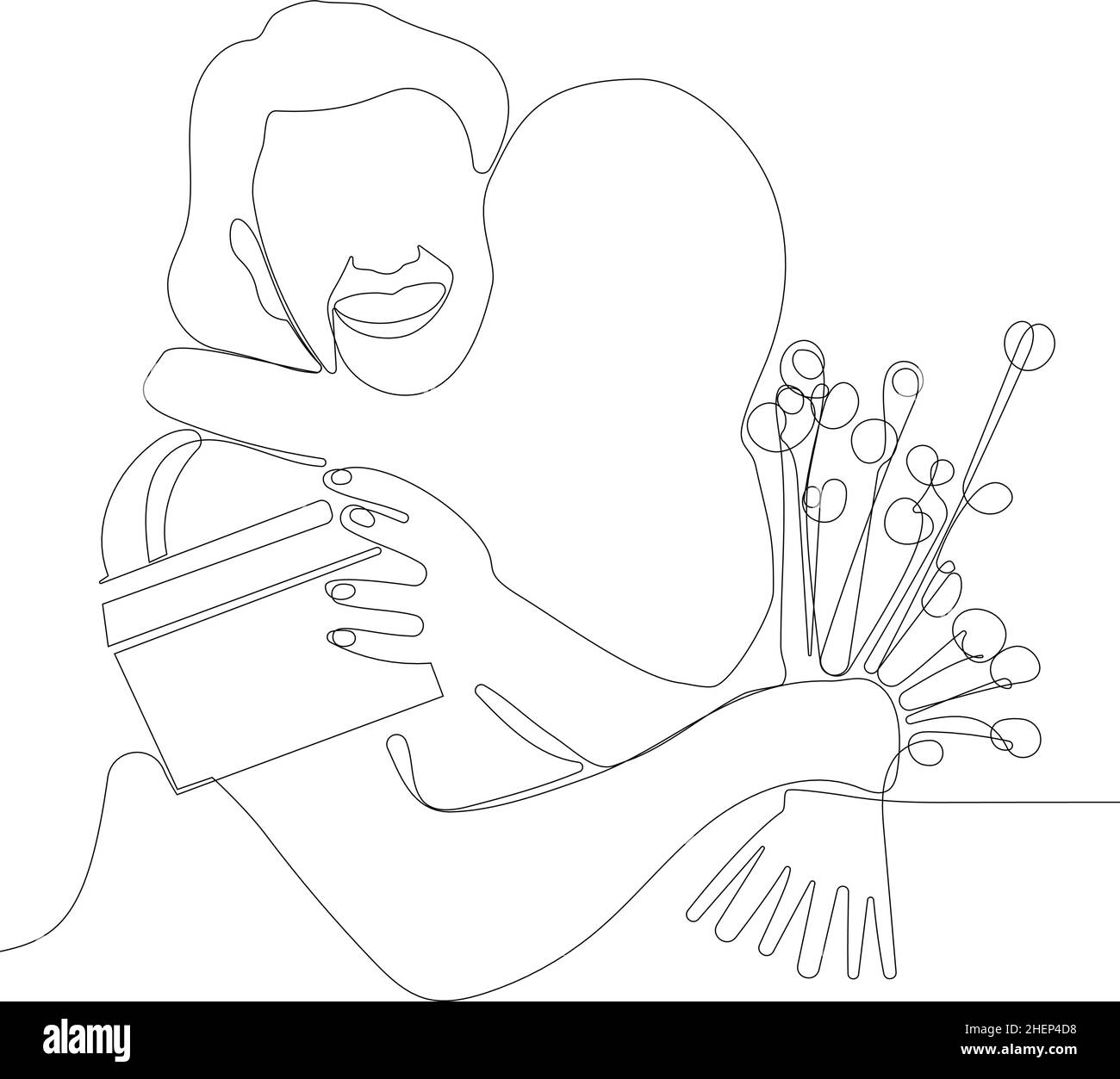 Hug kids Black and White Stock Photos & Images - Alamy