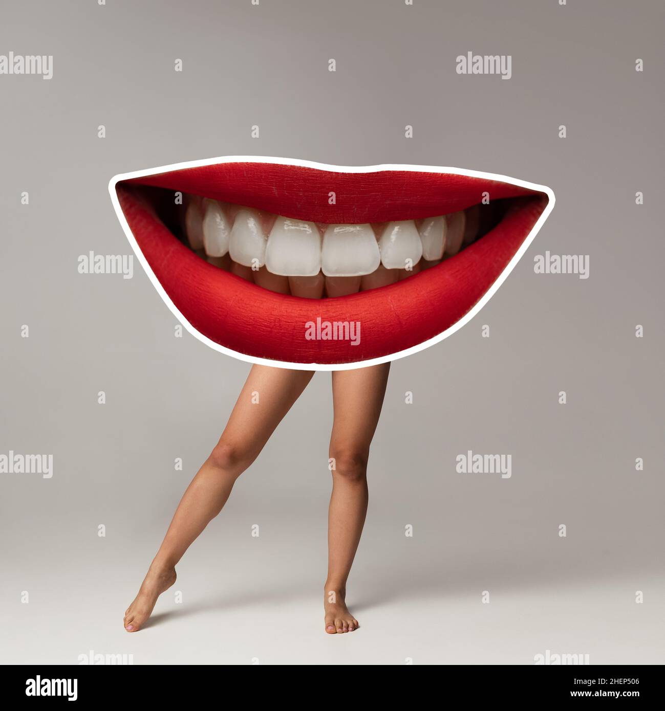 Modern design, contemporary art collage. Inspiration, idea, trendy ...