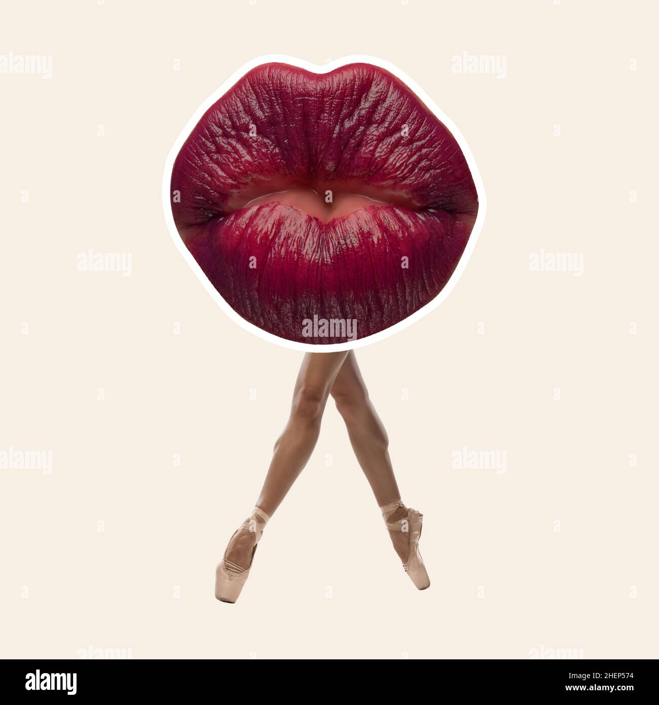 Modern design, contemporary art collage. Inspiration, idea, trendy ...