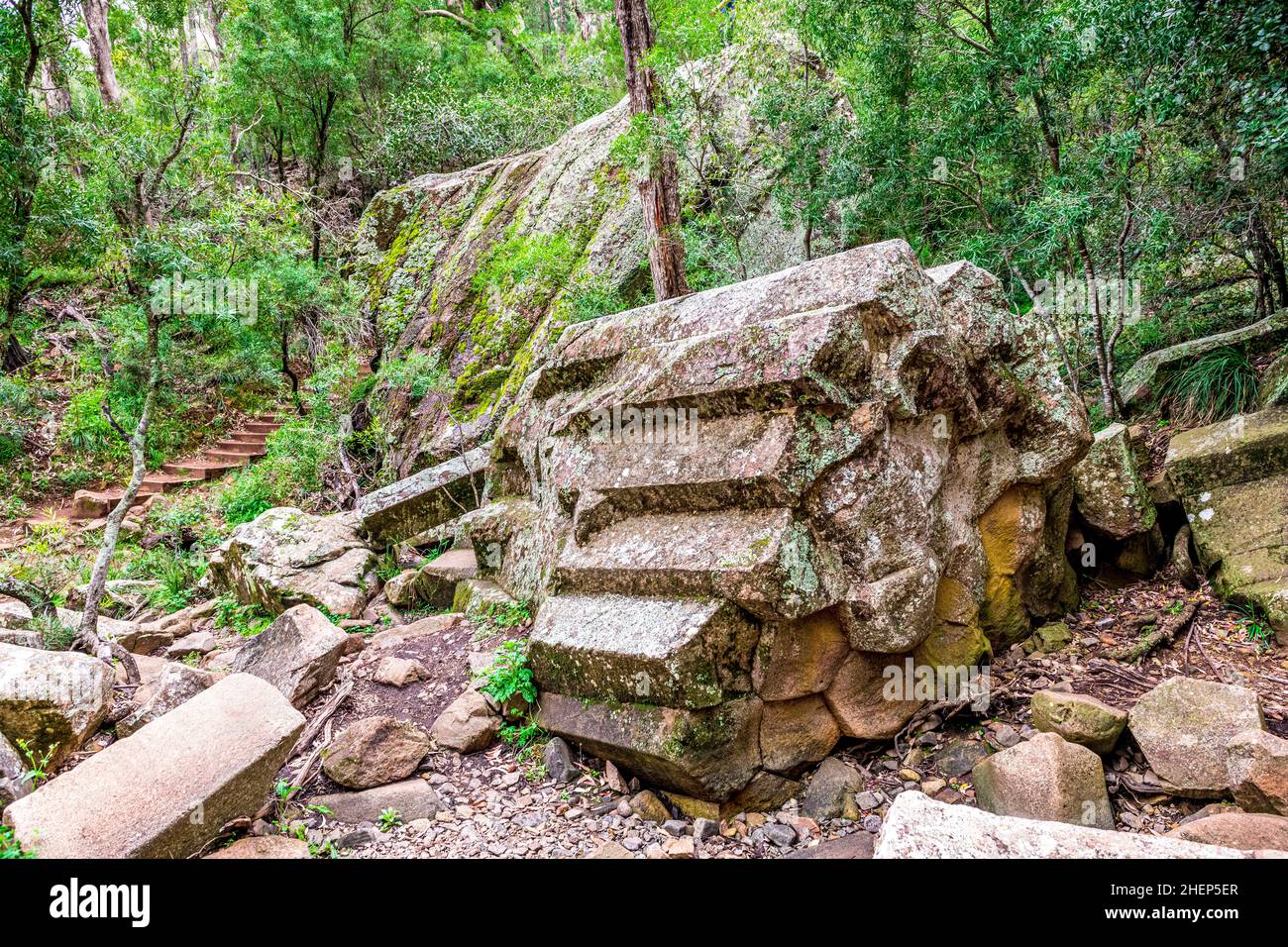 Sawn Rocks is a towering wall of pentagonal basalt pipes. An iconic ...