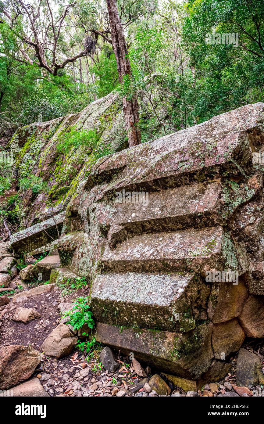 Sawn Rocks is a towering wall of pentagonal basalt pipes. An iconic ...