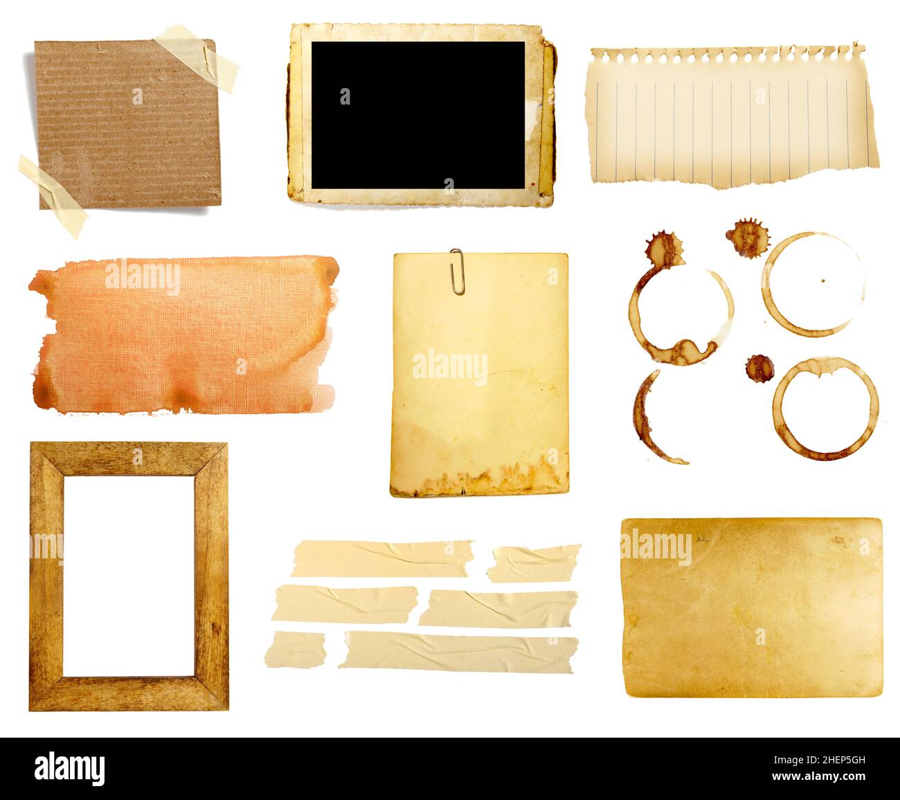 rope wooden sign vintage note paper price label adhesive tape Stock ...