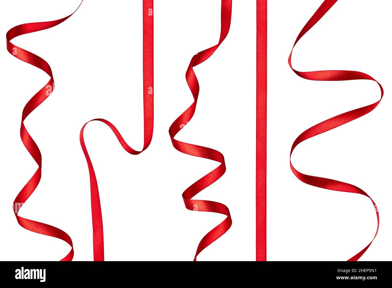 red ribbon bow celebration decoration Stock Photo - Alamy