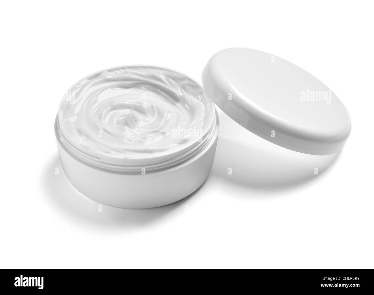 white cream container jar beauty moisturizer skin Stock Photo - Alamy