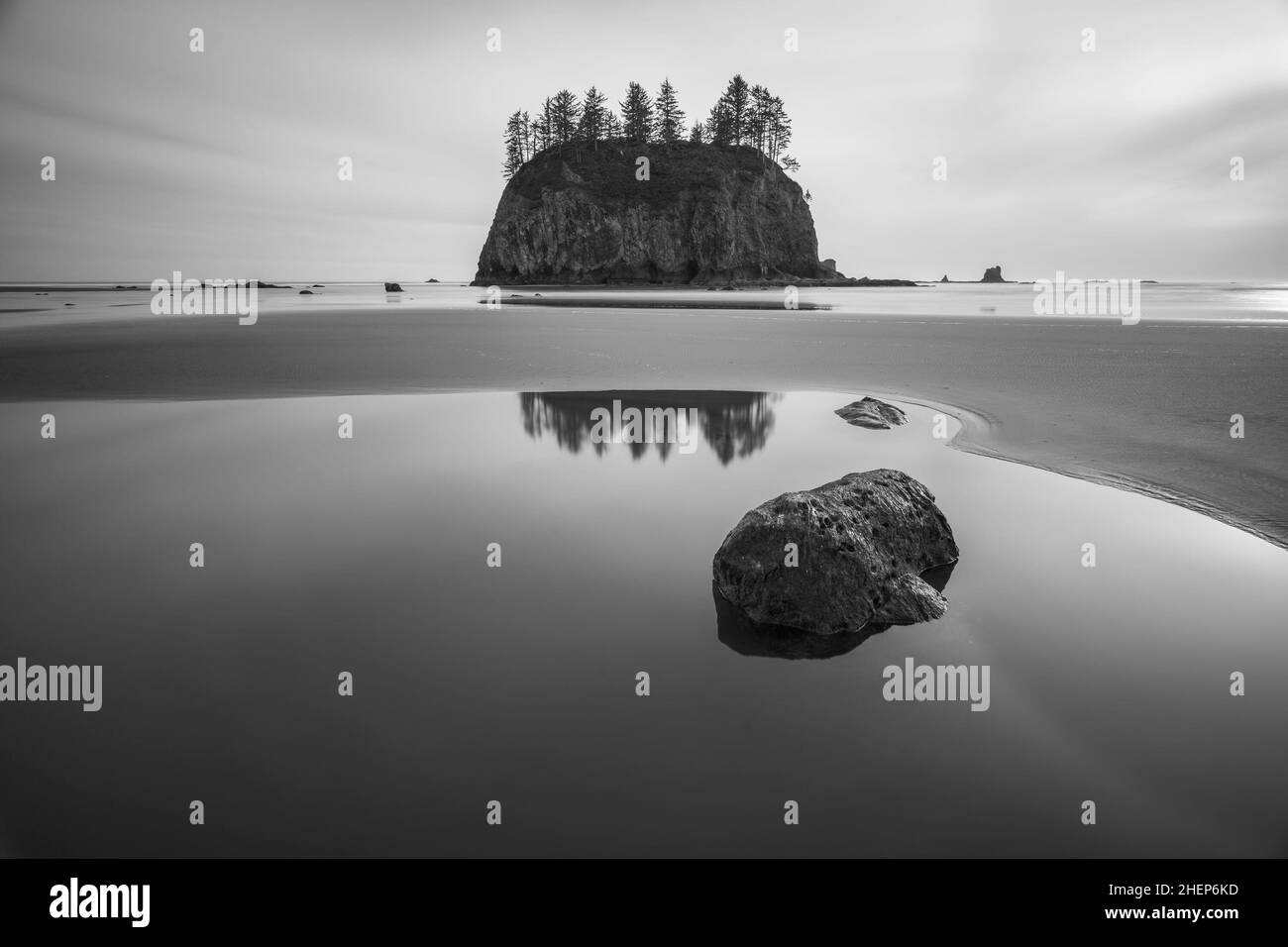 Second beach at mt. Olympic national park,Washington,usa Stock Photo ...