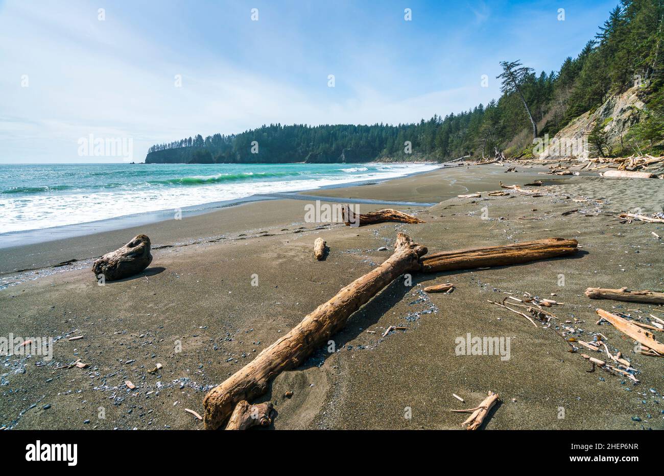 Second beach at mt. Olympic national park,Washington,usa Stock Photo ...