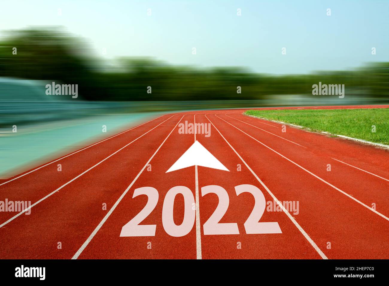 running track, Start on running track Stock Photo - Alamy