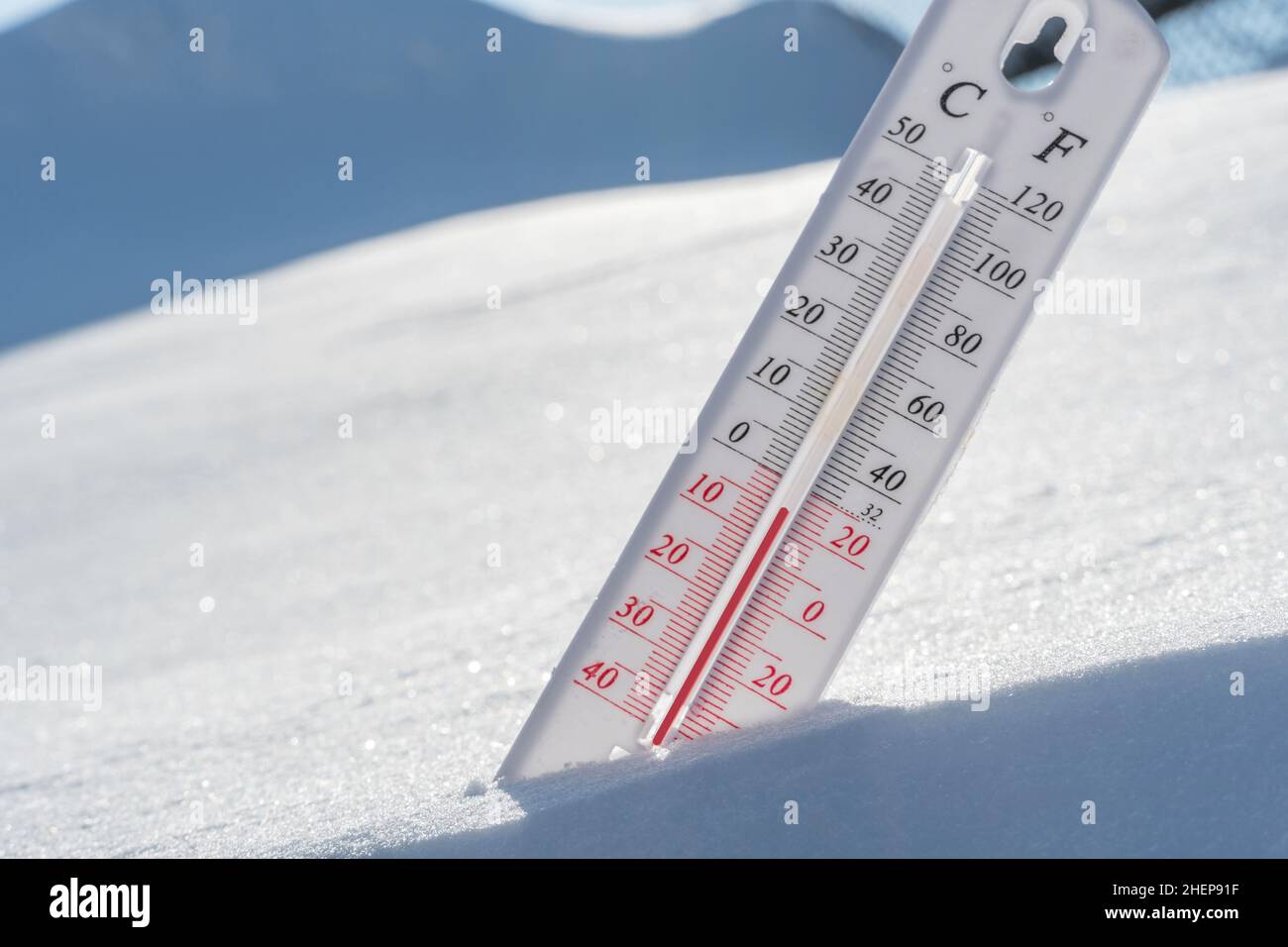 Ice in glass thermometer hi-res stock photography and images - Alamy