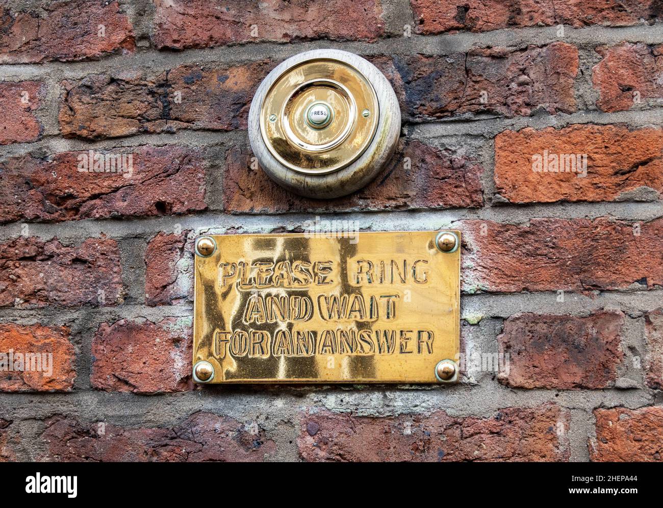 Please ring and wait for an answer hi-res stock photography and images ...