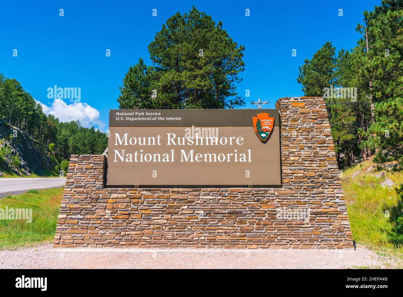mount Rushmore national memorial,south dakota,usa. 07-28-17: mount ...