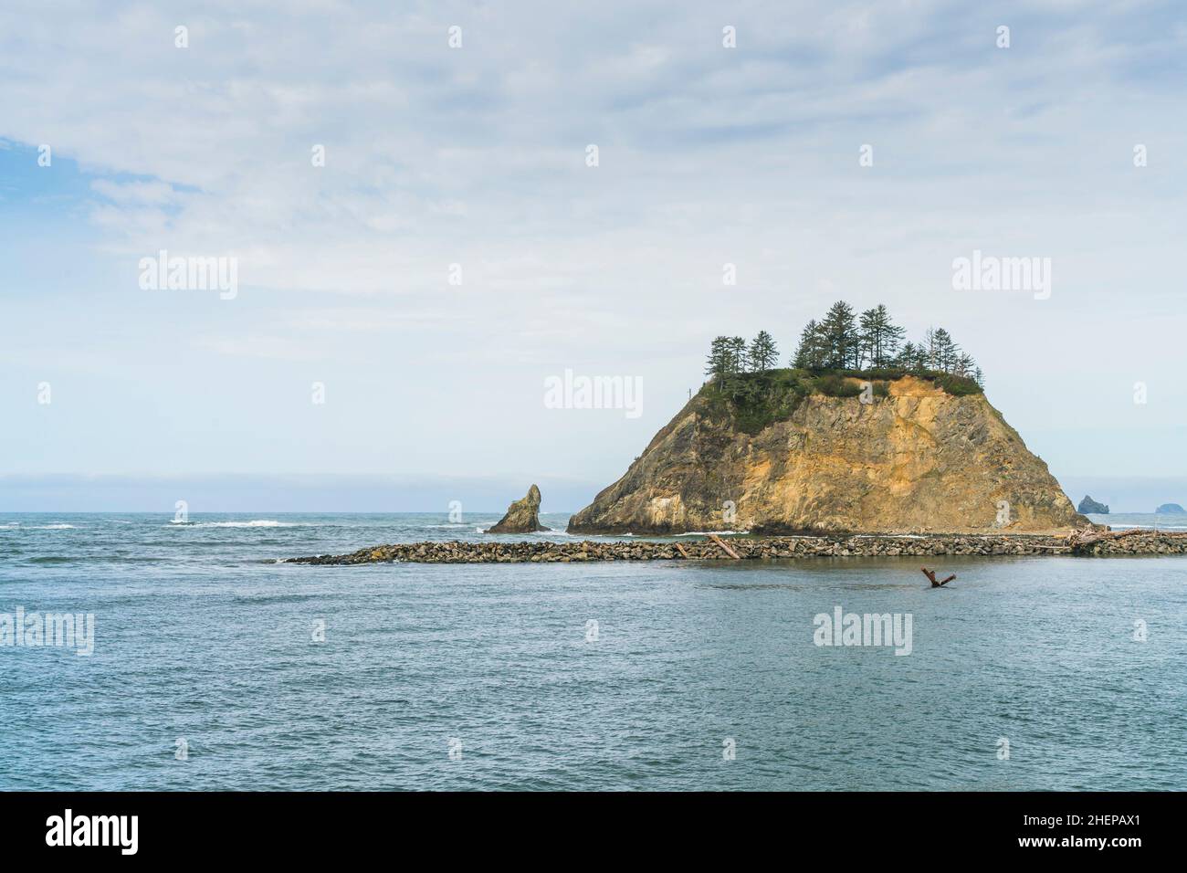 Second beach at mt. Olympic national park,Washington,usa Stock Photo ...
