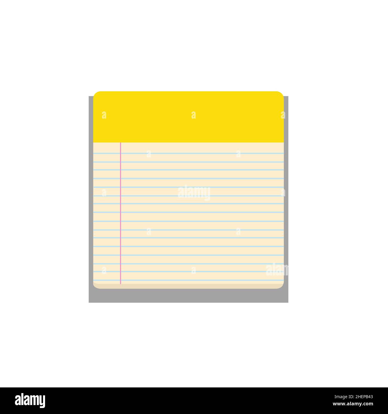 Notebook paper vector illustration Stock Vector Image & Art - Alamy