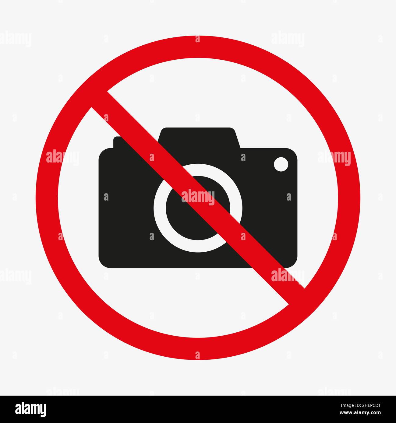 Photography not allowed symbol. Camera ban sign Stock Vector Image ...