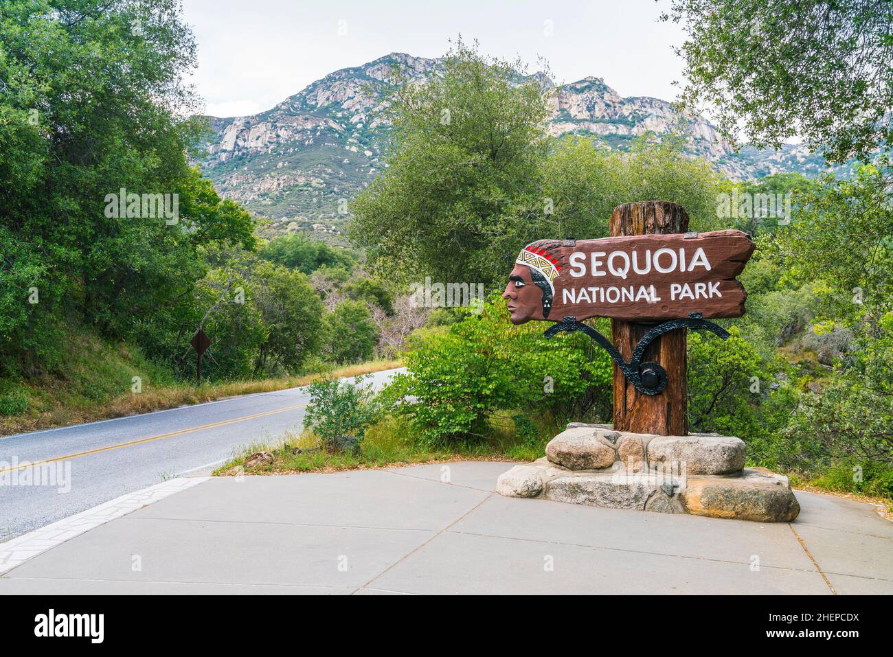 Entrance Sign Yosemite National Park High Resolution Stock Photography ...