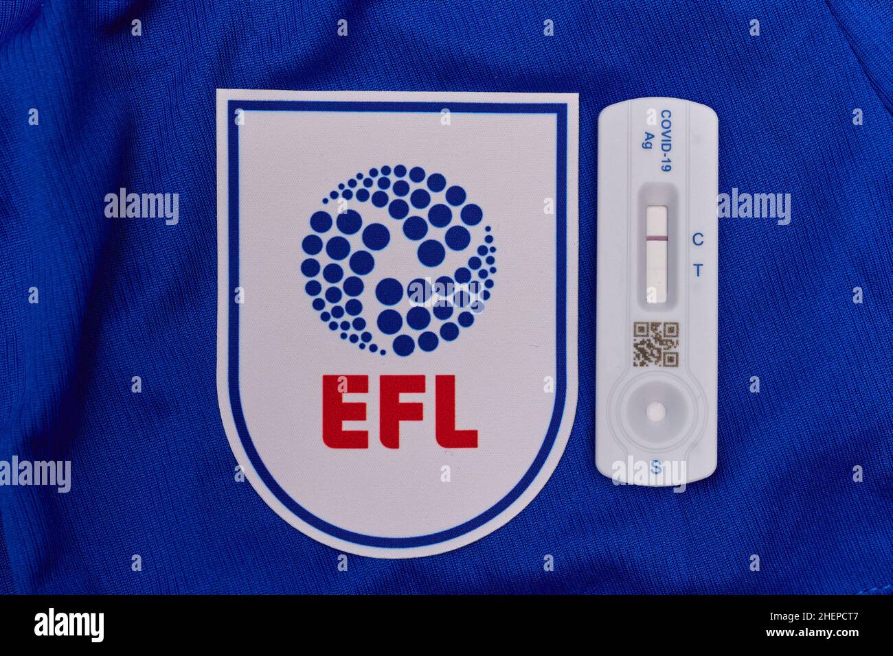 Covid-19 Lateral Flow test on Stock Photo - Alamy