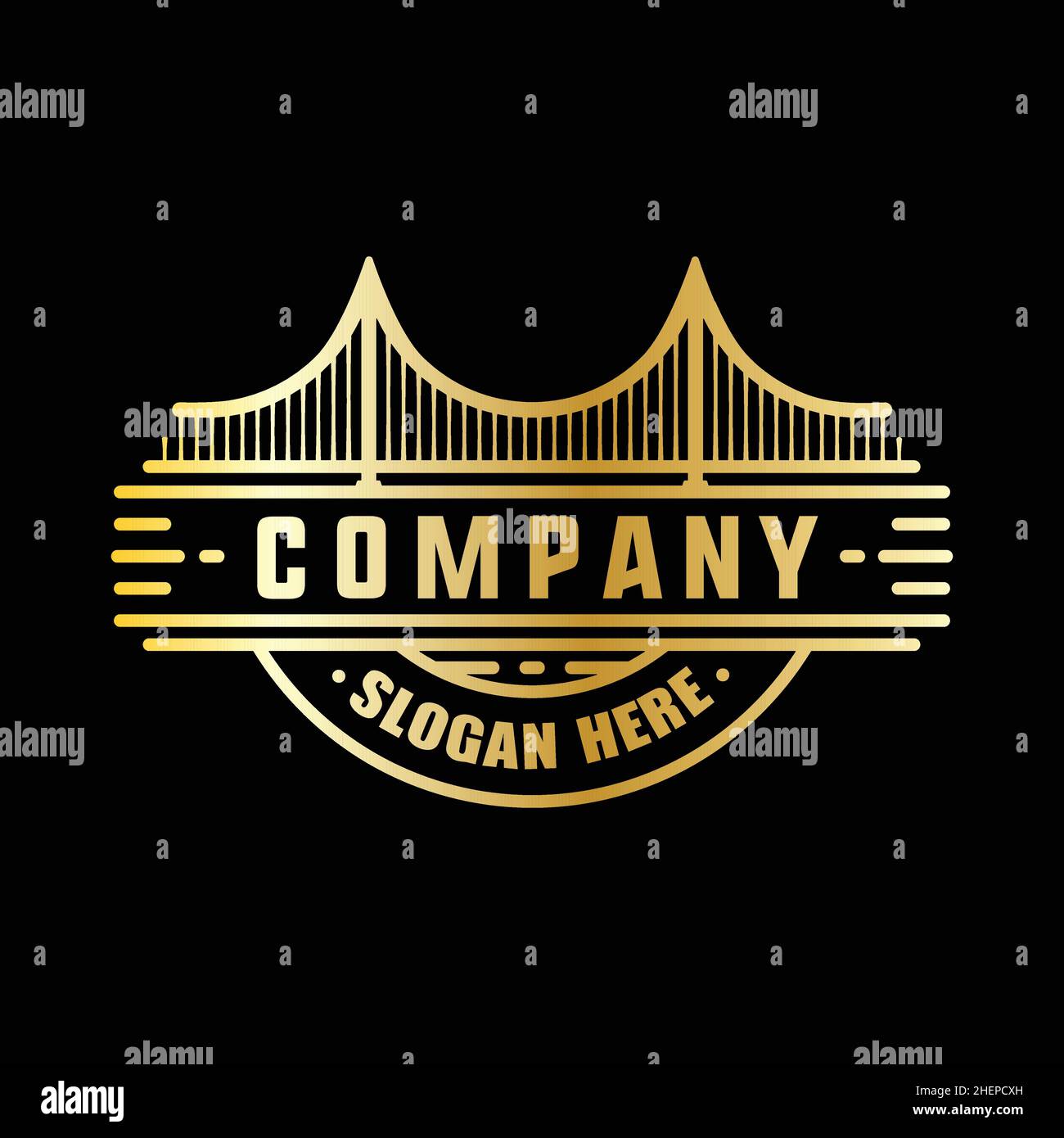 Bridge logo. Vector and illustration Stock Vector Image & Art - Alamy