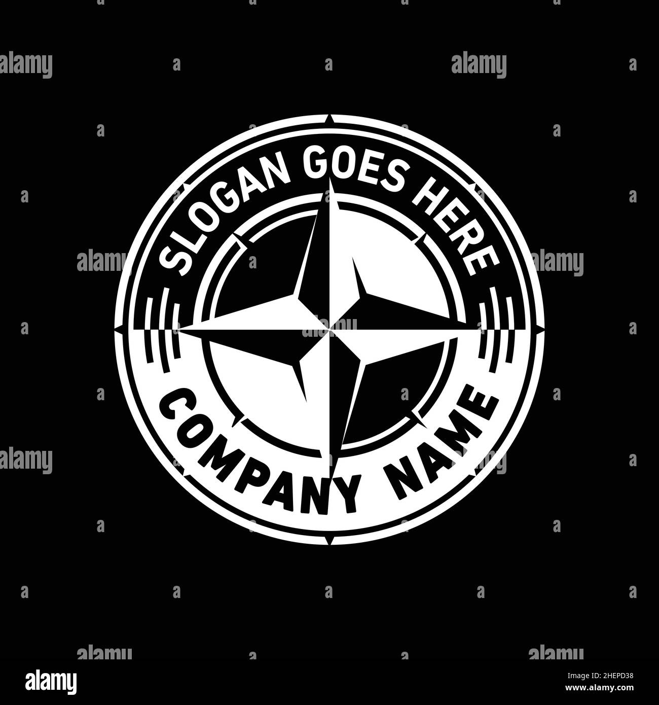 Compass logo. Vector and illustration Stock Vector Image & Art - Alamy