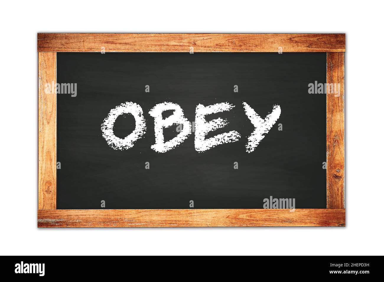Obey word Cut Out Stock Images & Pictures - Alamy