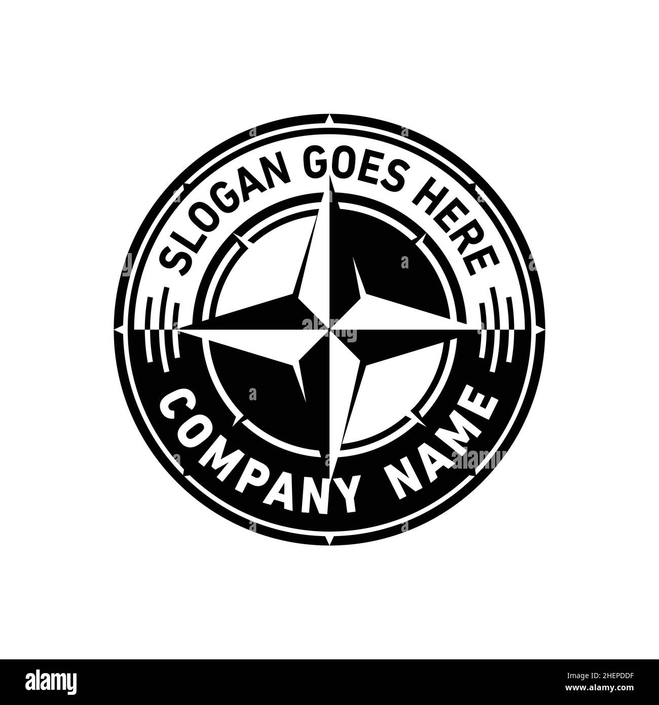 Compass logo. Vector and illustration Stock Vector Image & Art - Alamy