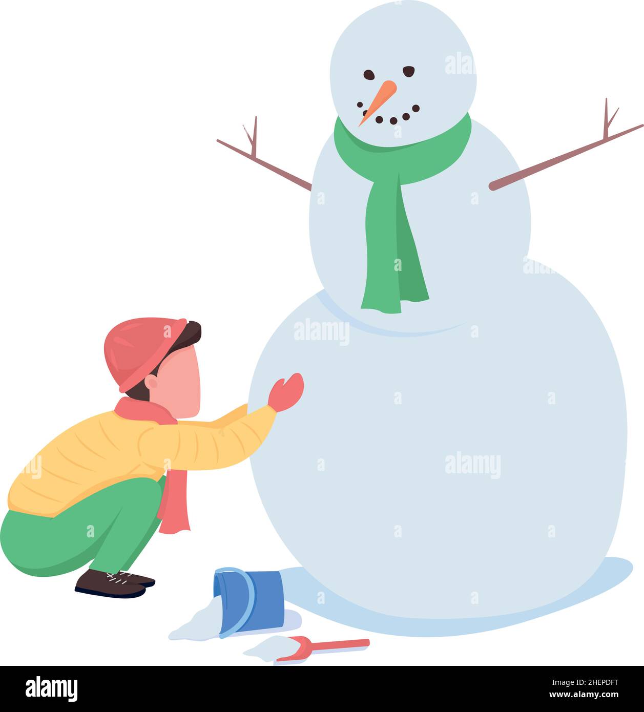 Faceless snowman hi-res stock photography and images - Alamy