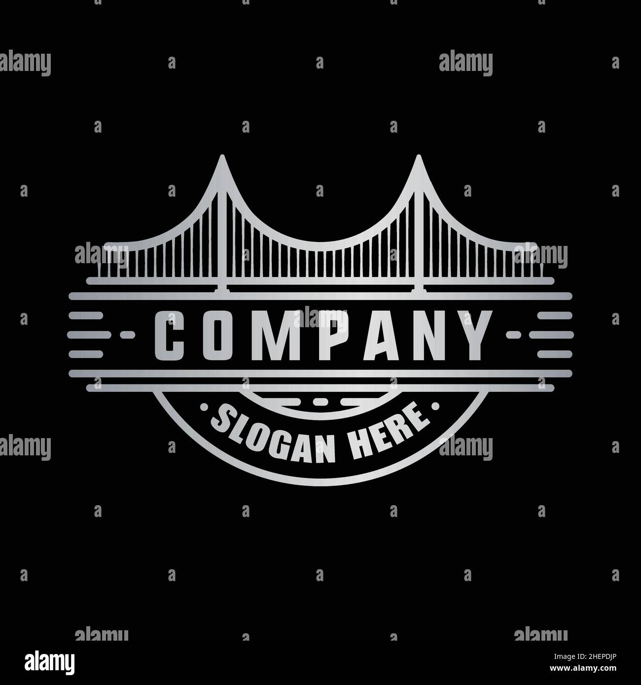 Slogan bridge Stock Vector Images - Alamy