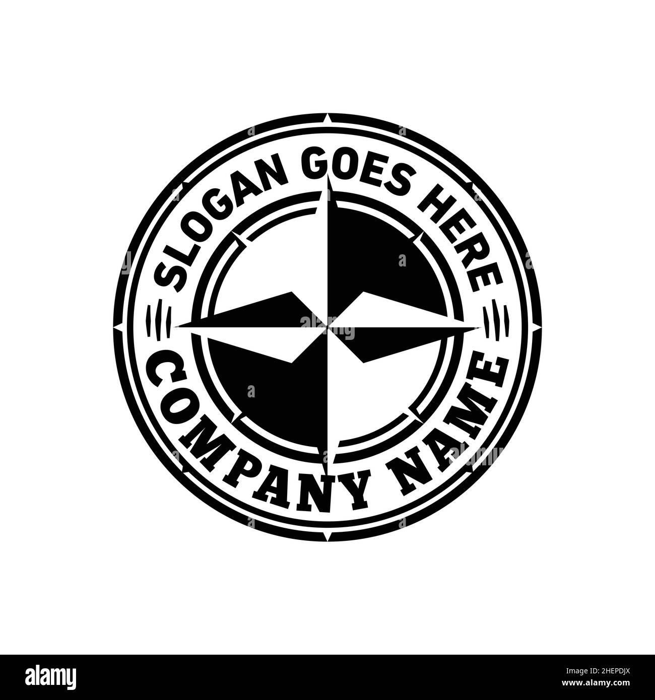 Compass logo. Vector and illustration Stock Vector Image & Art - Alamy