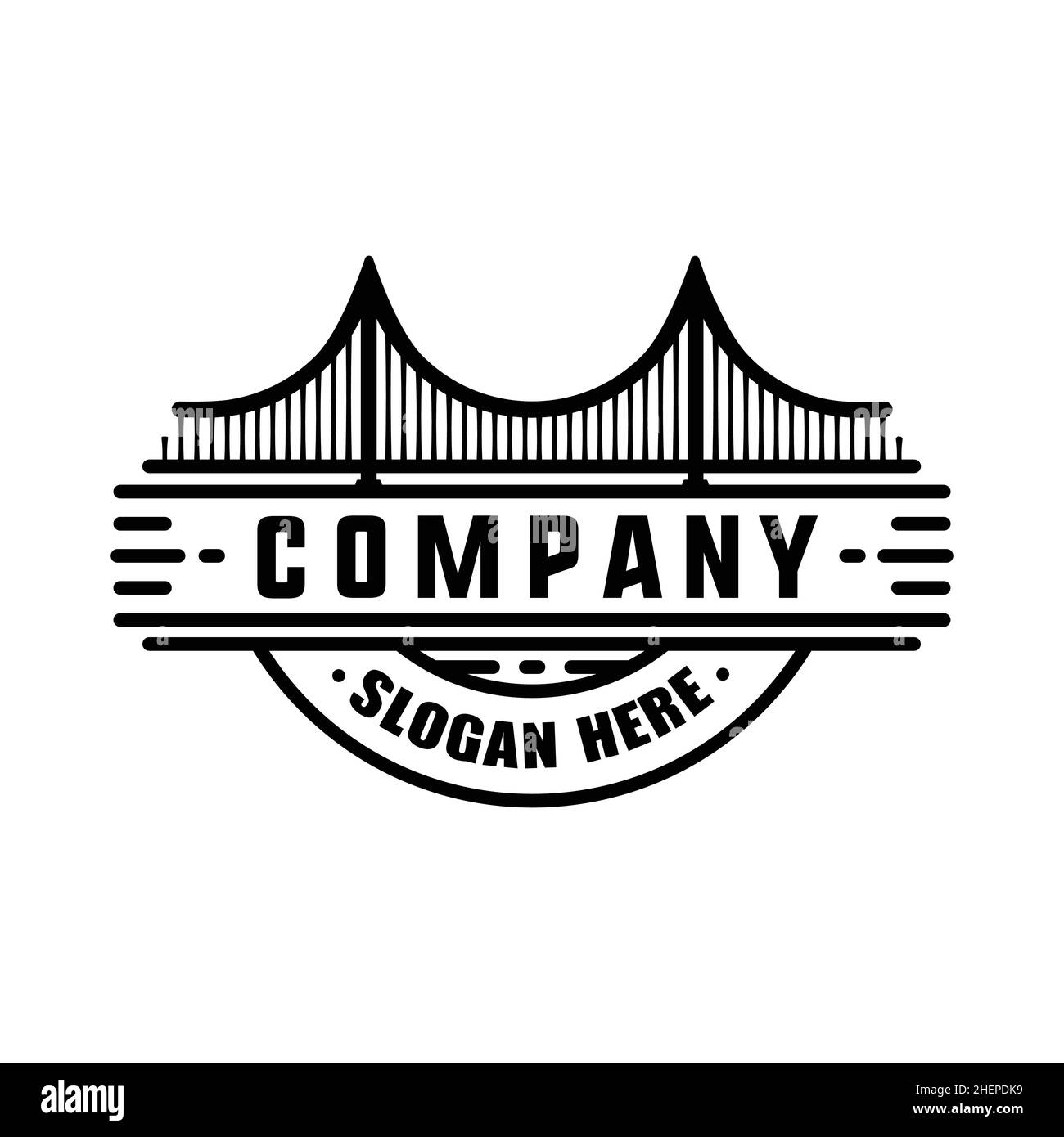 Bridge Logo Vector