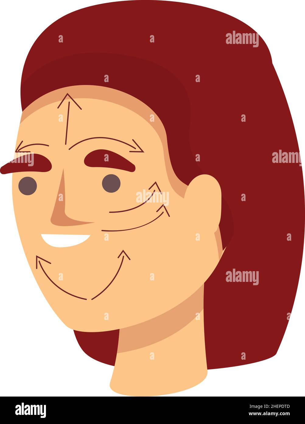 Indian head massage Stock Vector Images - Alamy