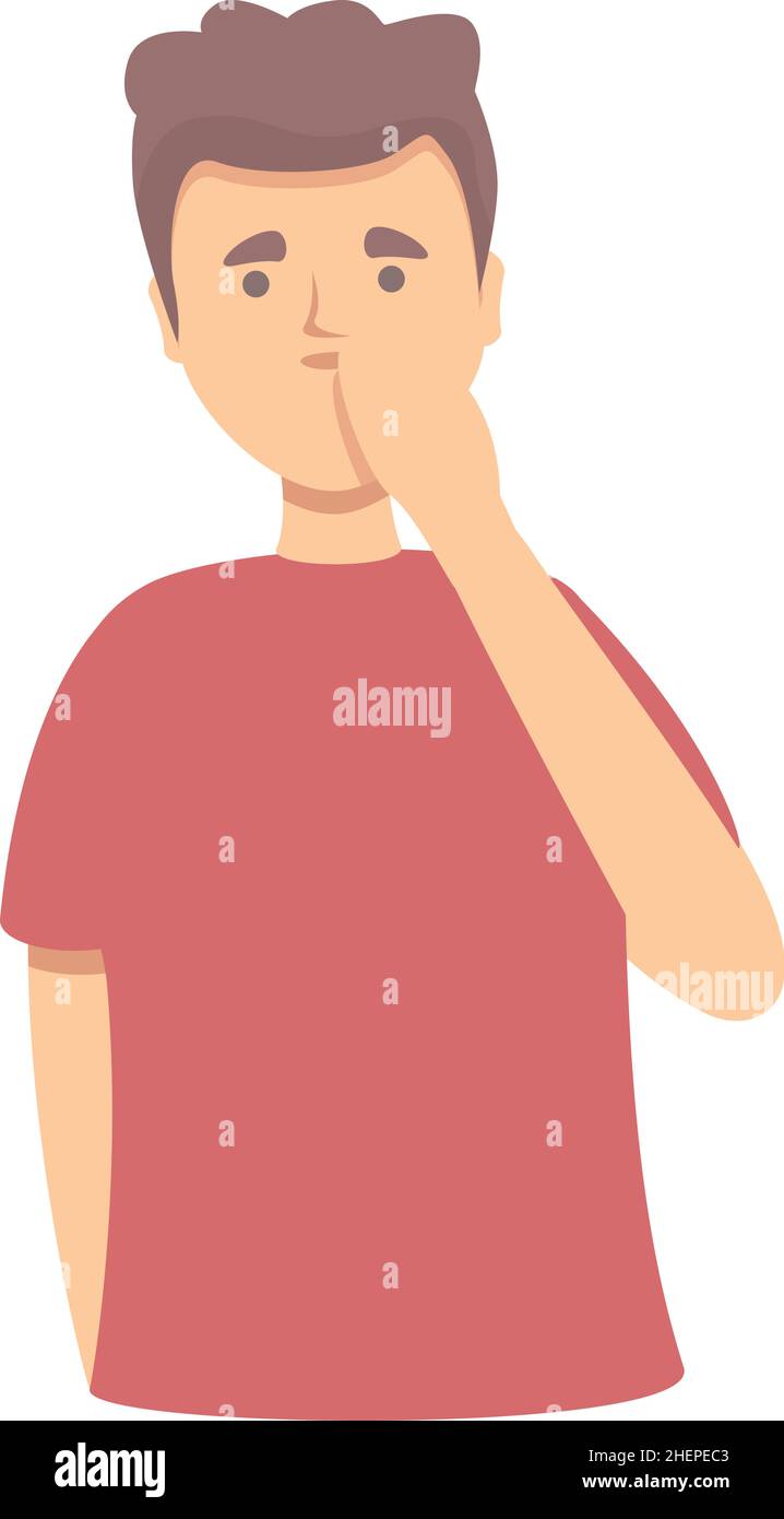 Student deaf icon cartoon vector. Disabled people. Disability person ...