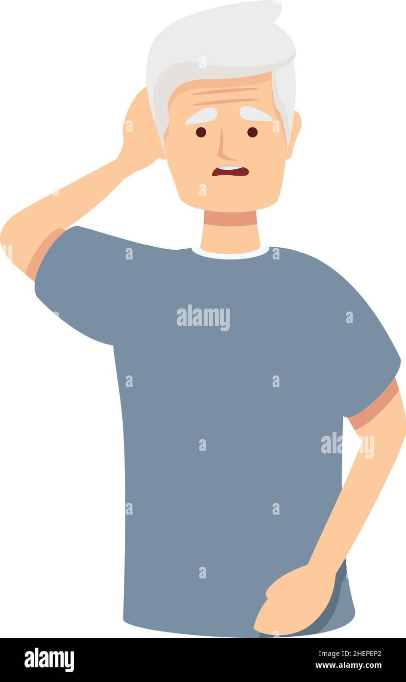 Doctor deaf hearing icon cartoon vector. Mute language. Person ...