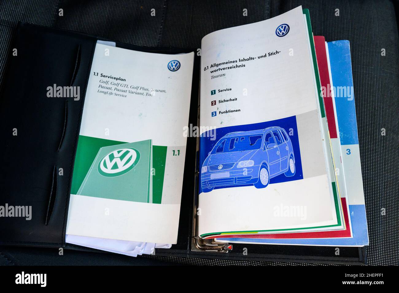 Volkswagen service book hi-res stock photography and images - Alamy