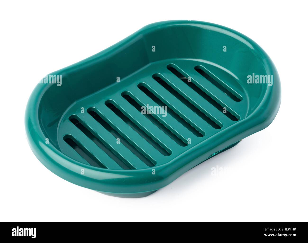 Empty plastic soap dish isolated on white Stock Photo - Alamy