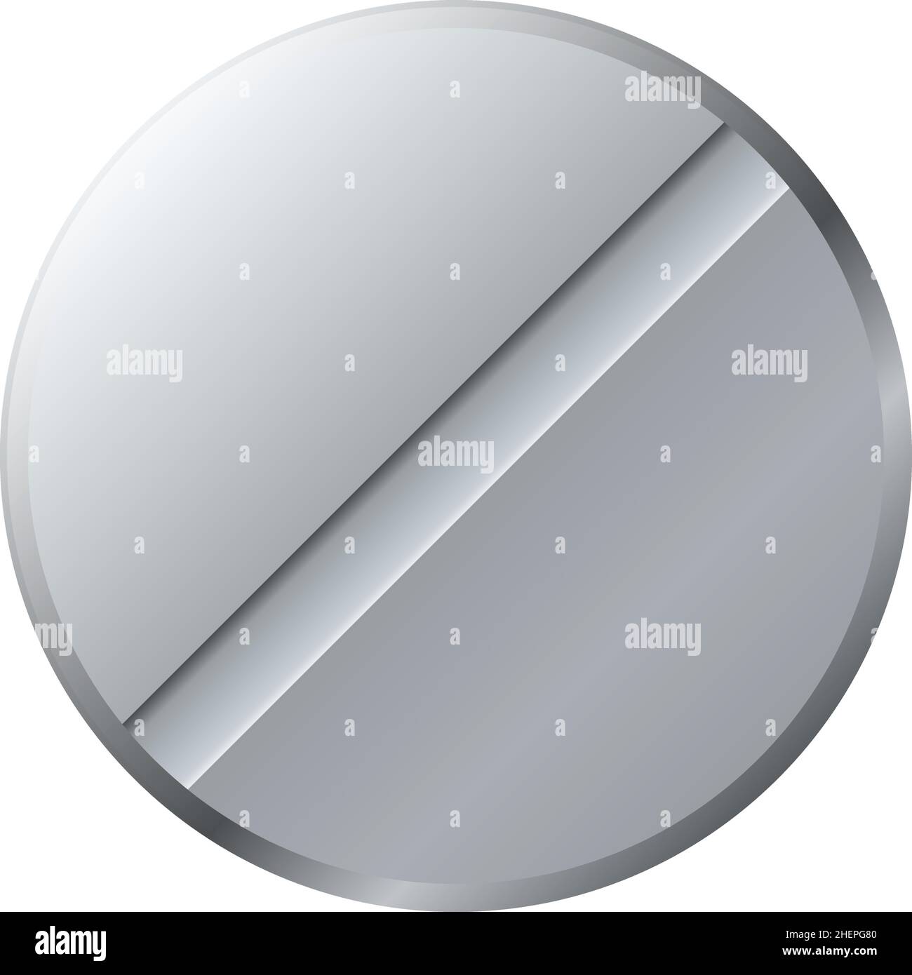 Metal pan head screw with slotted drive socket Stock Vector Image & Art ...