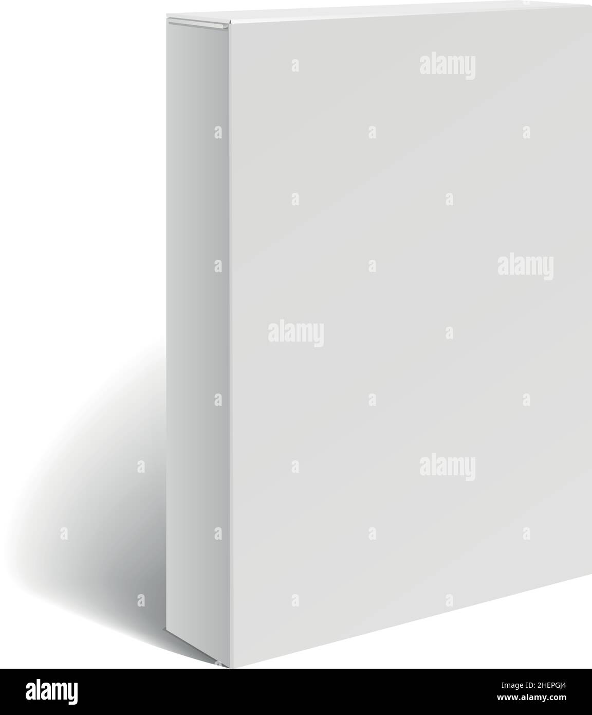 Paper package mockup. Blank packing box template Stock Vector Image ...