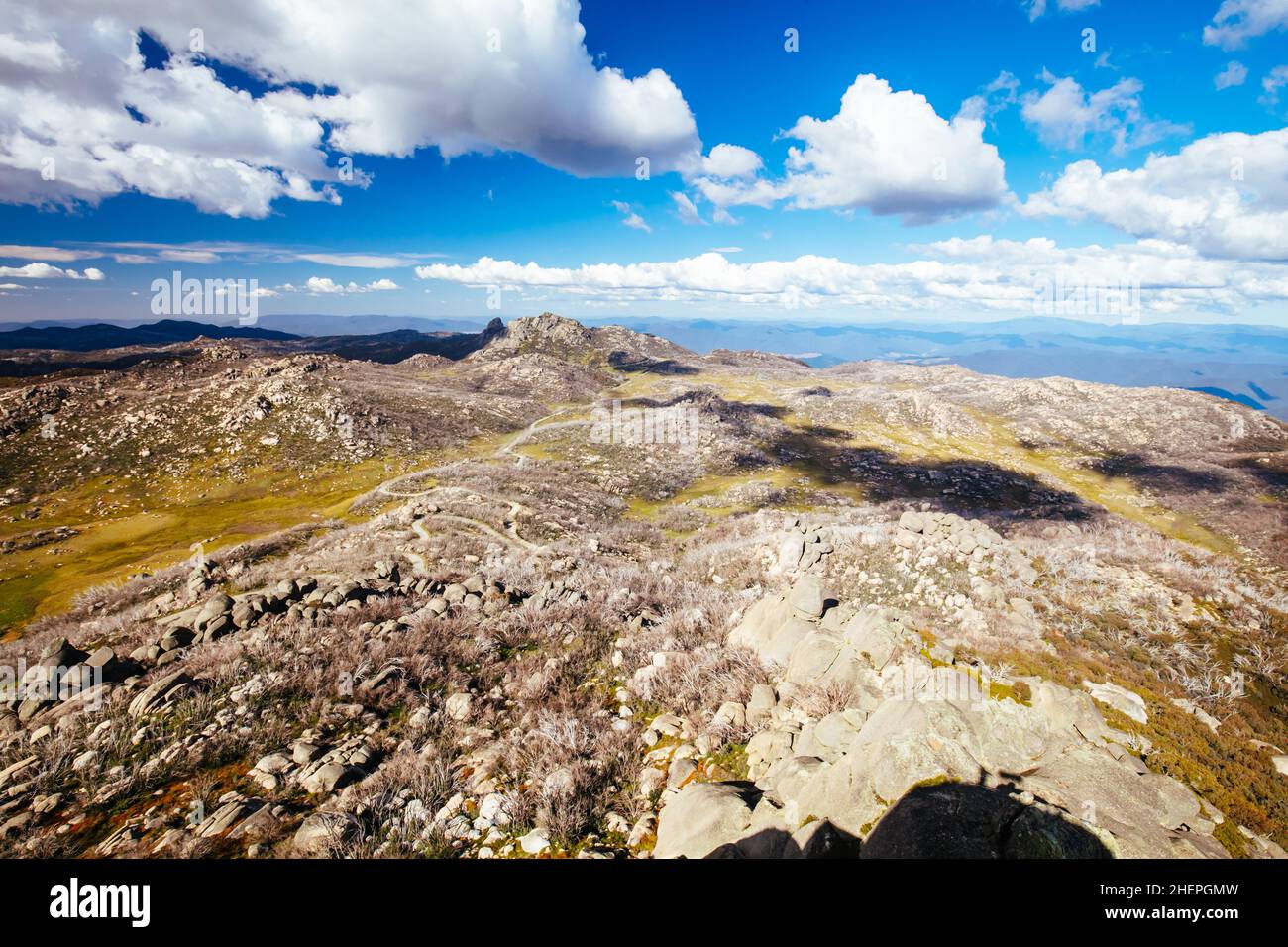 Mt Buffalo View in Australia Stock Photo - Alamy